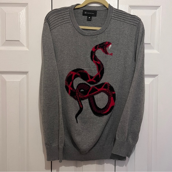 INC International Concepts | Sweaters | Embroidered Snake Sweater ...